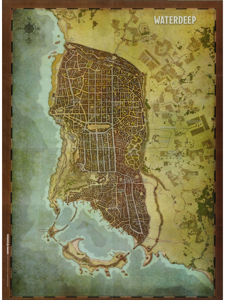 Waterdeep Mapa | PDF