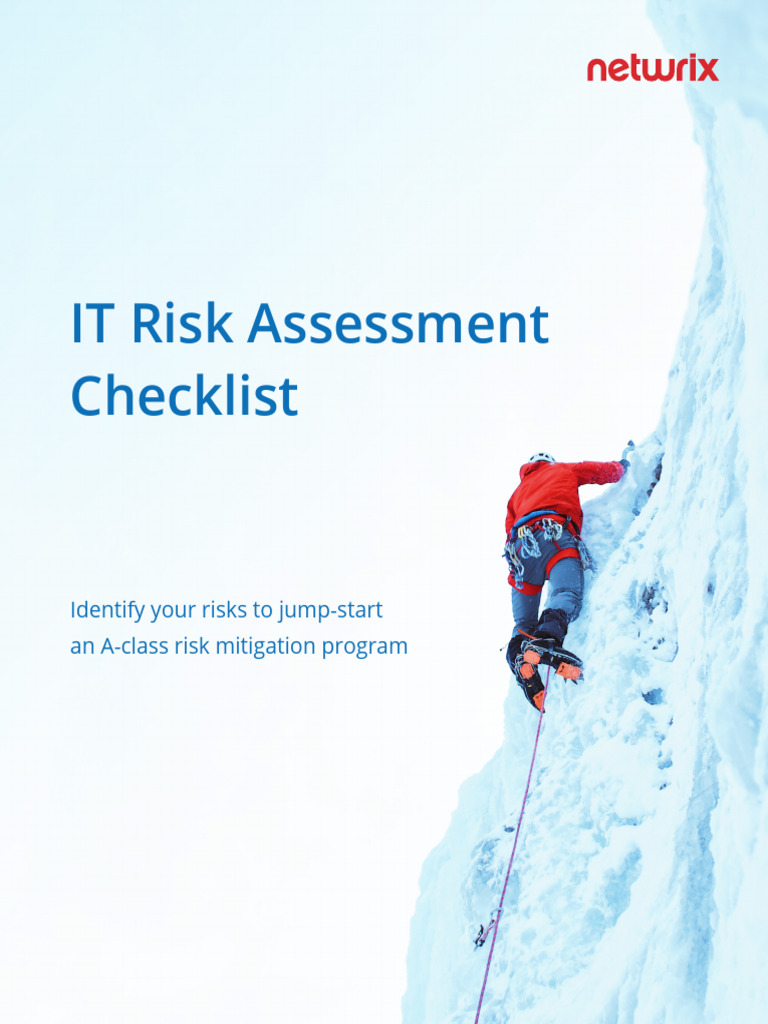 IT Risk Assessment Checklist Guide | PDF | Computers