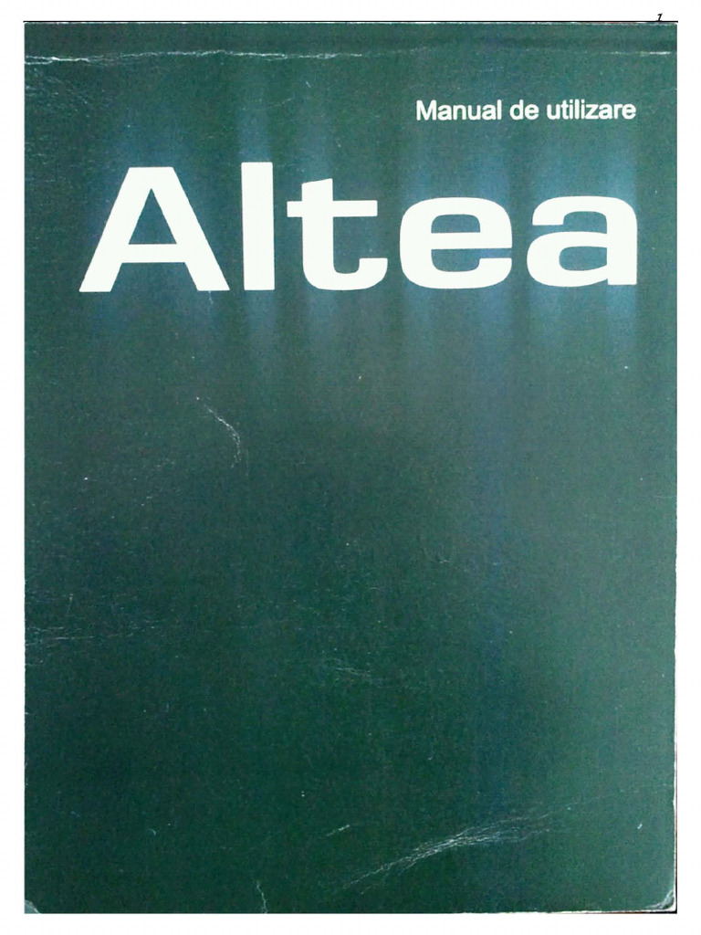 Manual Altea | PDF