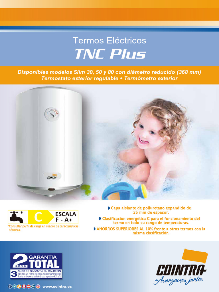Ficha Tecnica TCN Plus Cointra | PDF