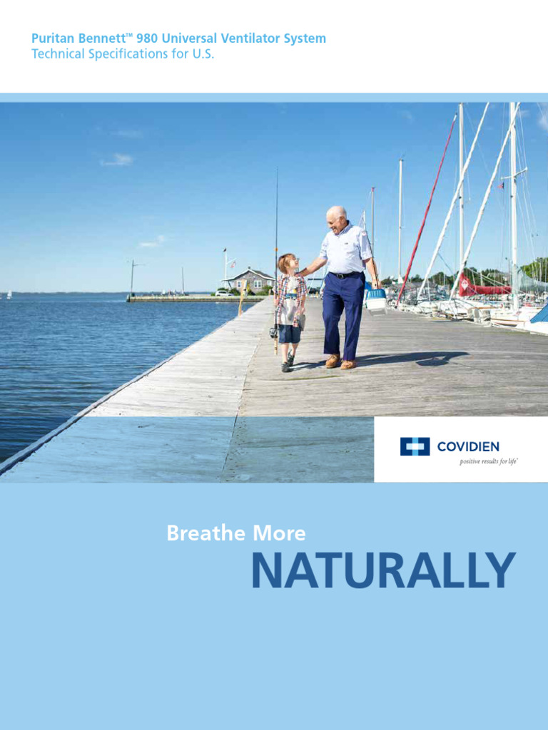 PB980-Covidien-Specs Adult ICU US-EN-2013 | PDF | Filtration | Breathing
