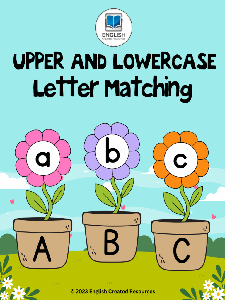 Flower-Letter-Matching-Copyright-2023-English-Created-Resources | PDF