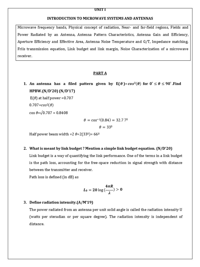 EC8701-2 Marks | PDF