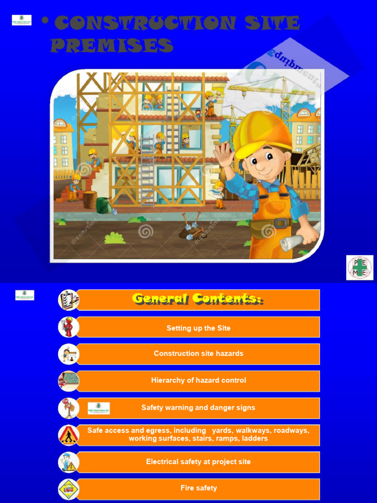 Construction Site Safety Guidelines | PDF | Safety | Occupational ...