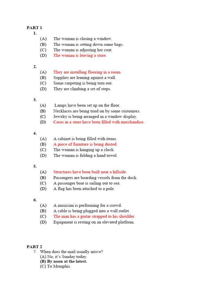 Revision Key and Transcript | PDF