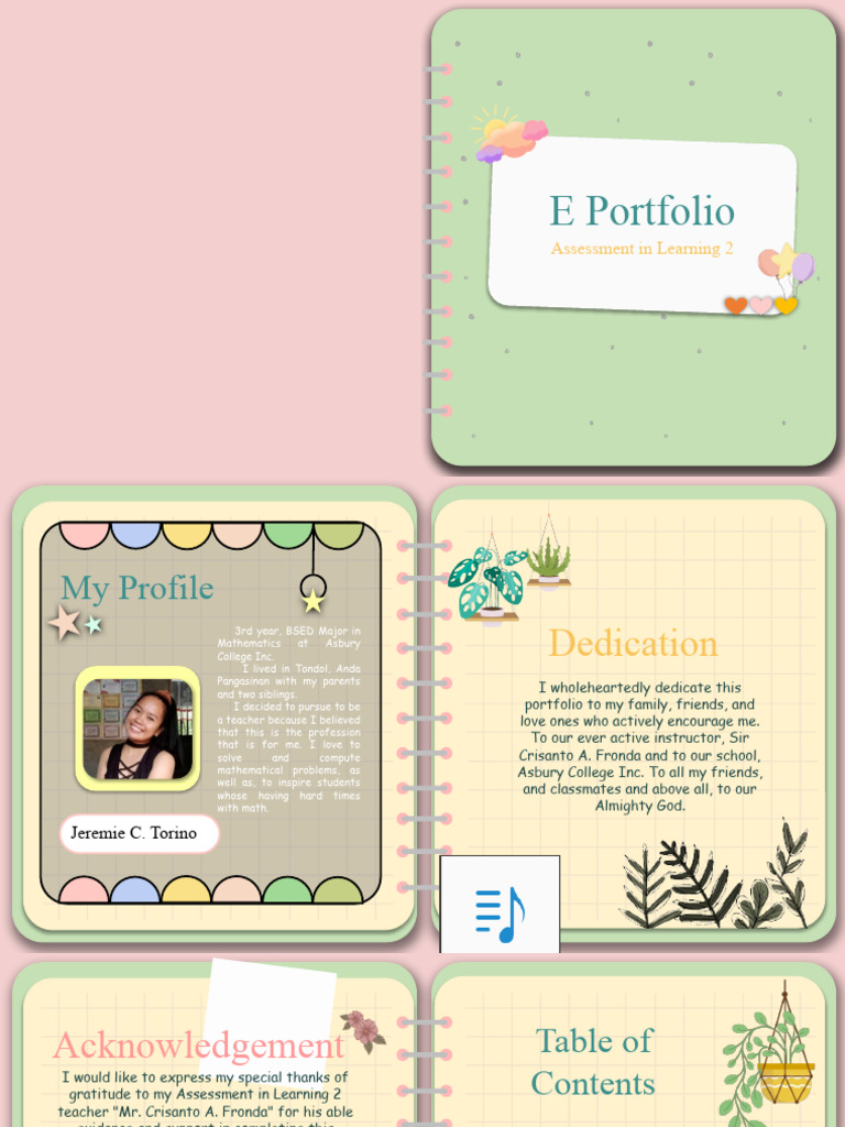 TORINO, Jeremie C. - AL2-EPortfolio | PDF | Educational Assessment | Learning
