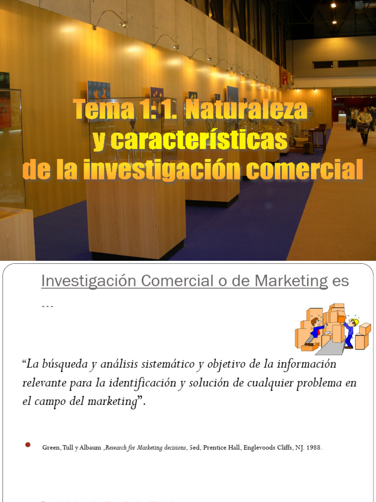 Tema 1 - Inv - Com - La - Investigacion - Aplicada - Al - Marketing | PDF