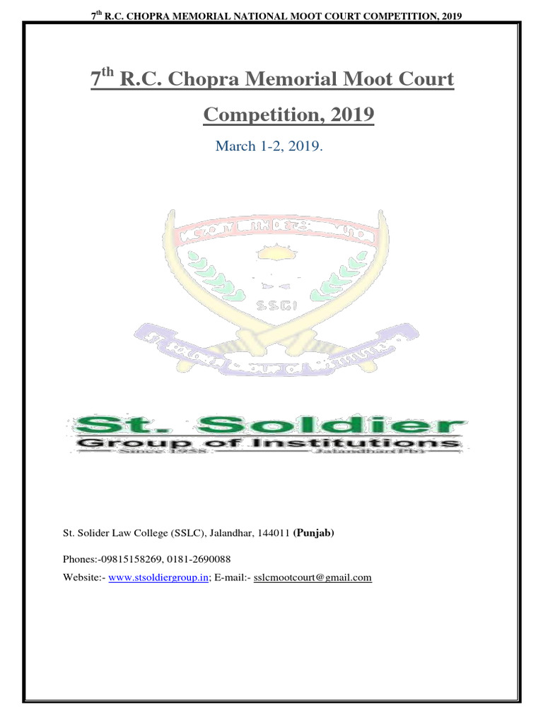 Moot Brochure | Download Free PDF | Divorce | Marriage