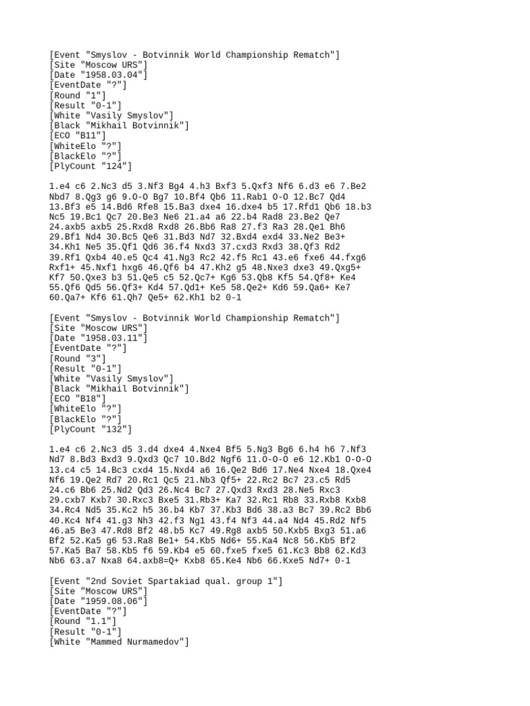 Botvinnik's Chess Victories | PDF | Chess | Chess Theory
