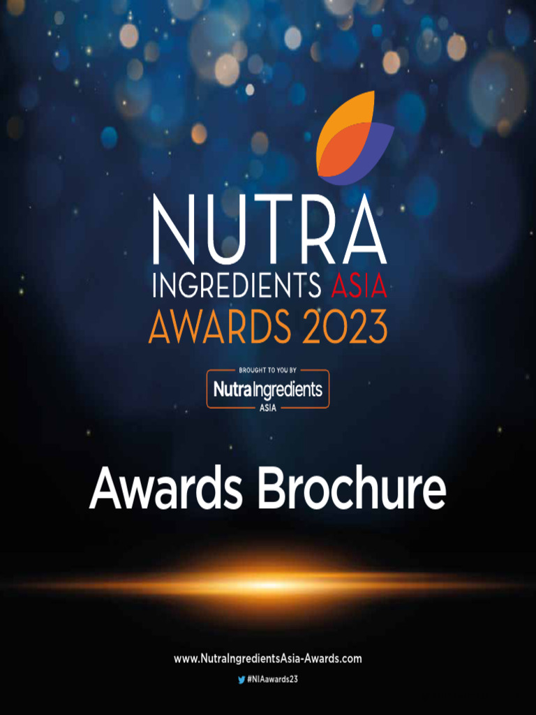 NutraIngredients Asia Awards 2023 | PDF