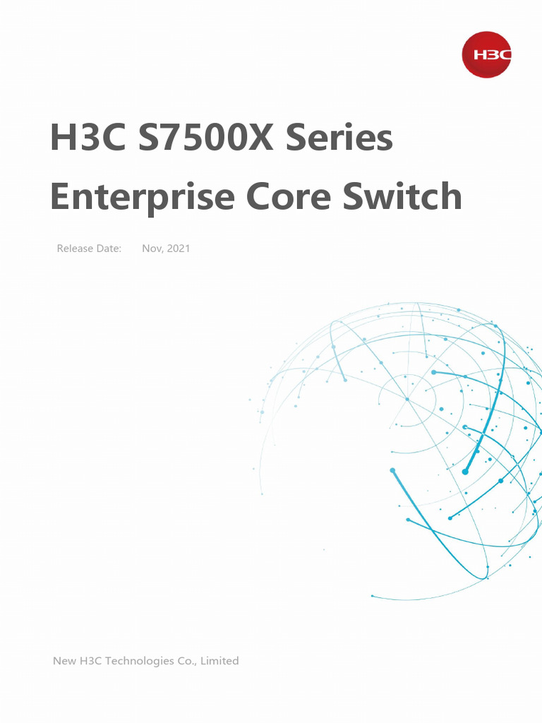 H3C S7500X Series Core Switch Overview | PDF | Virtual Private Network ...