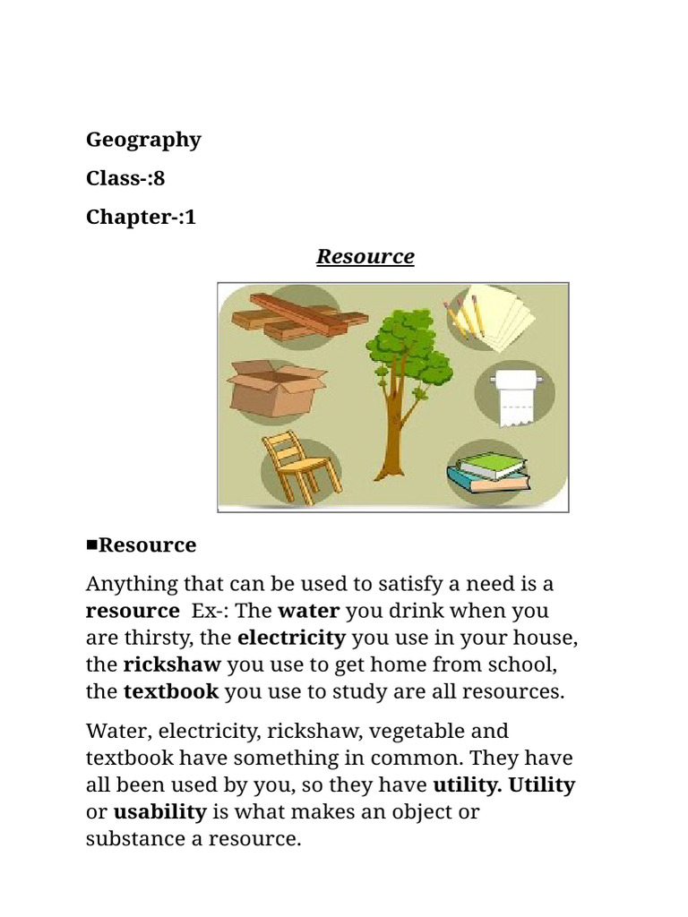 Class 8 Geo CH 1 | PDF | Science & Mathematics