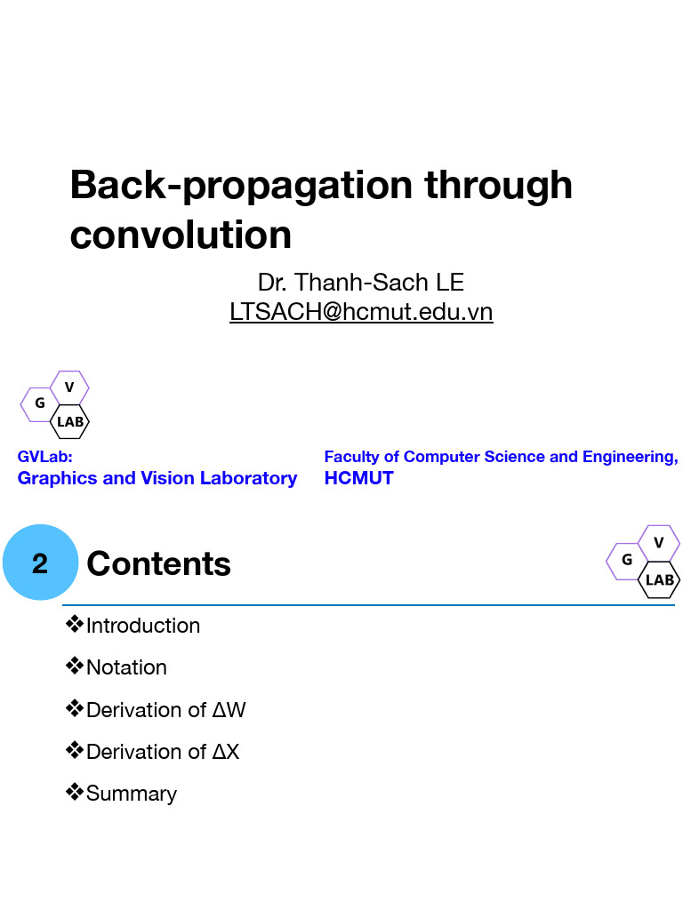 Conv2d Backprop | PDF