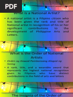 Philippine National Artists for Literature | PDF | Philippines | Poetry