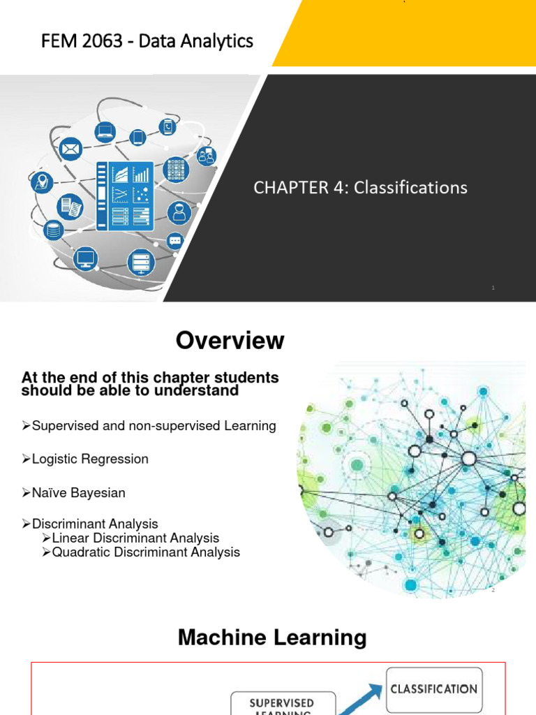 Chapter 4 Statistical Classification Methods (5) | PDF | Logistic ...