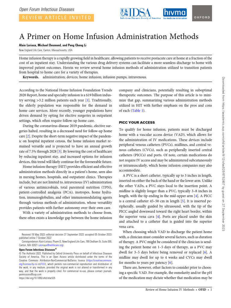 Ofac 525 | PDF | Intravenous Therapy | Medical Treatments