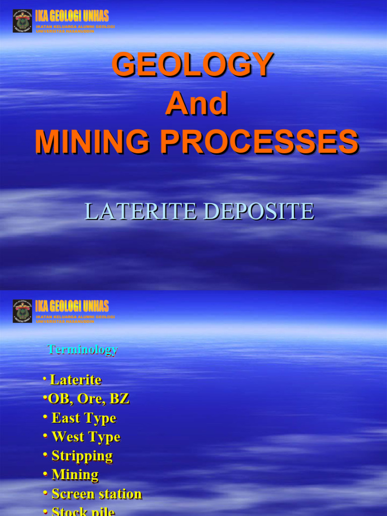 Geology & Mining Processes (Rizal Baslang) | PDF | Resource | Chemical ...