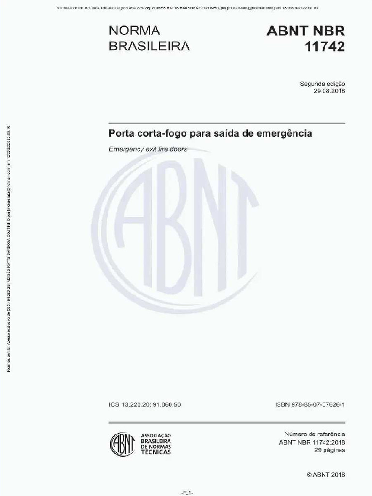 NBR 11742 | PDF