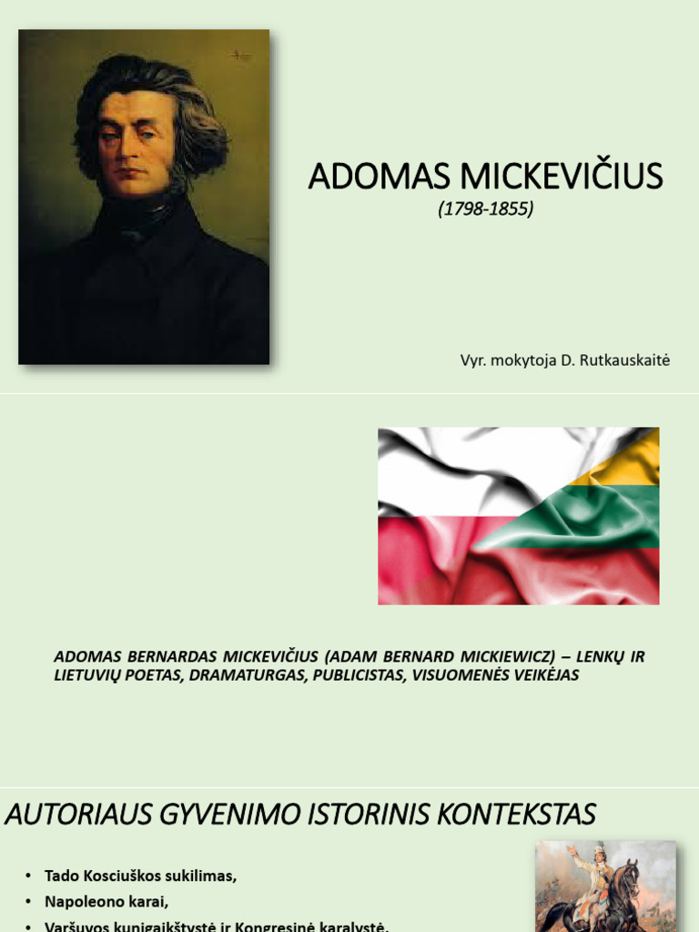 23.01.18 Adomas Mickevicius | PDF