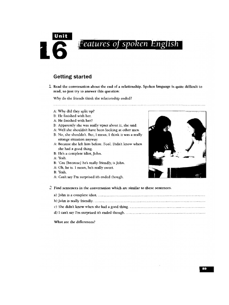 Features of Spoken English | PDF