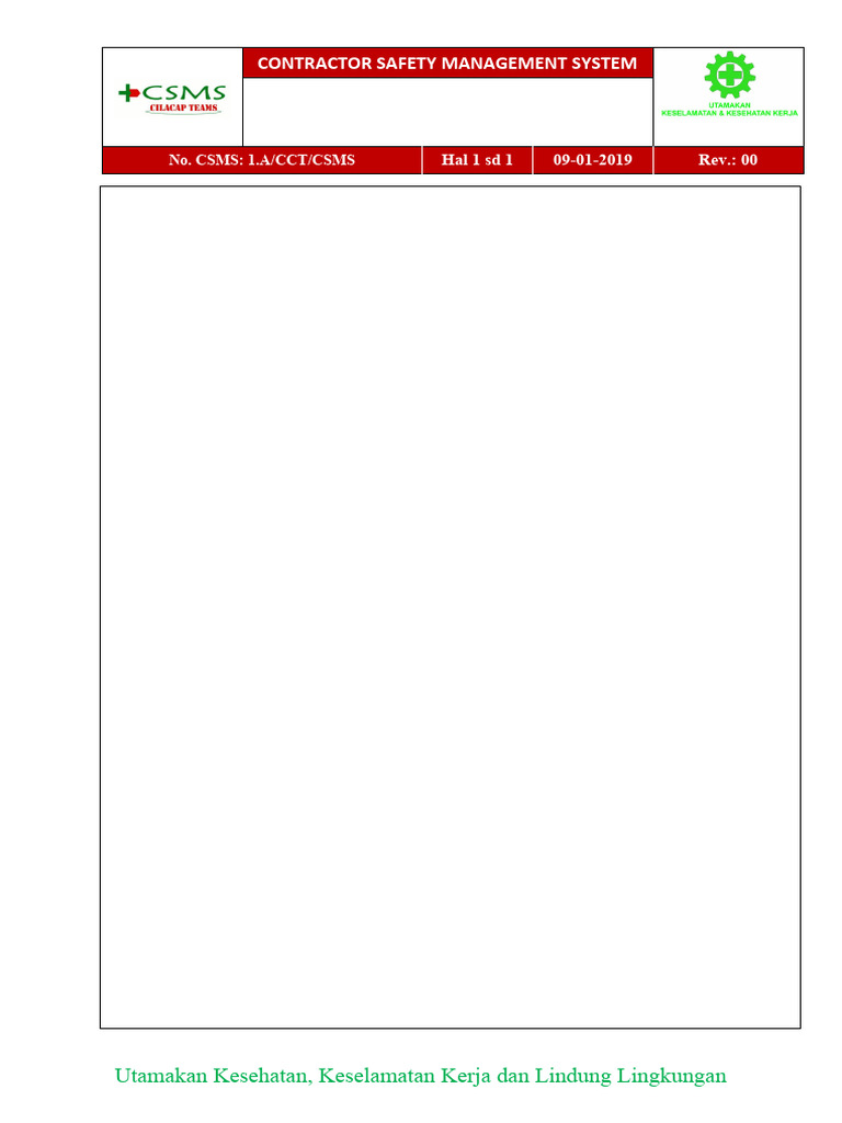 Form Template Csms | PDF