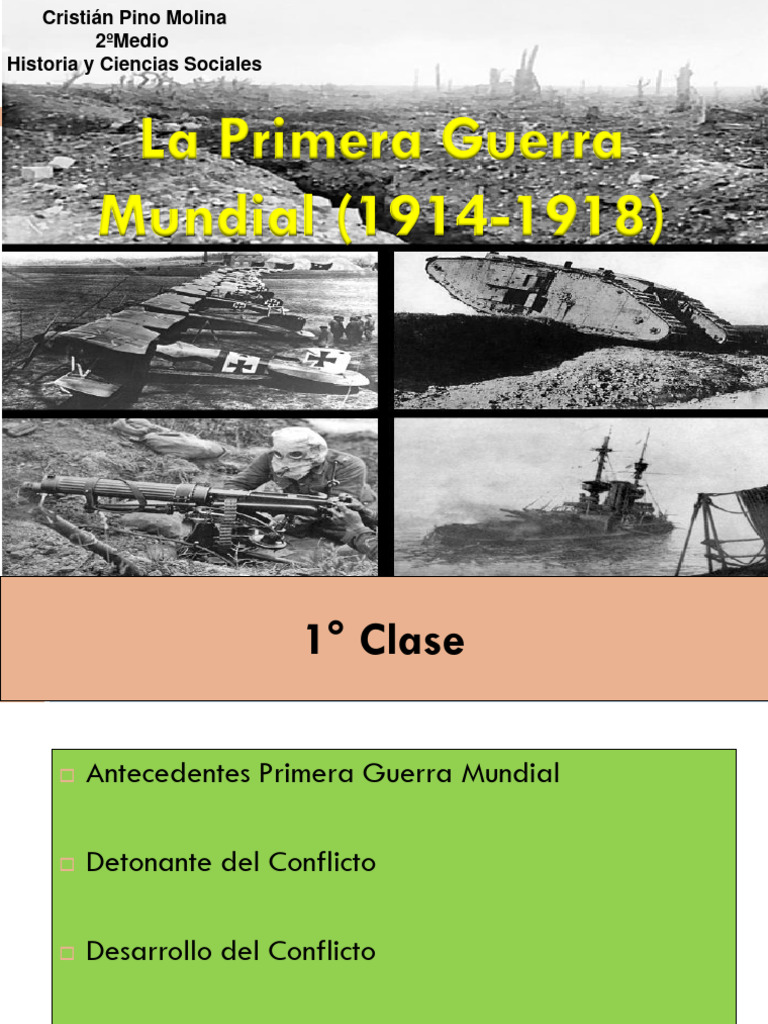Consecuencias de la Primera Guerra Mundial | PDF | Primera Guerra ...