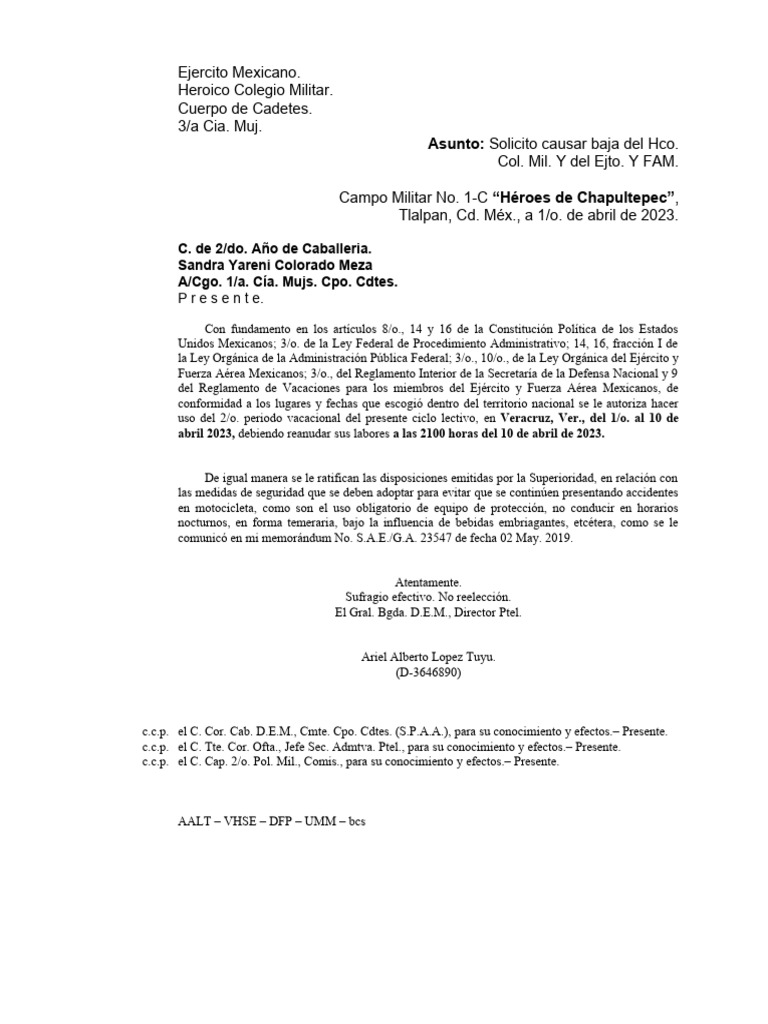 Oficio | PDF | México | Gobierno