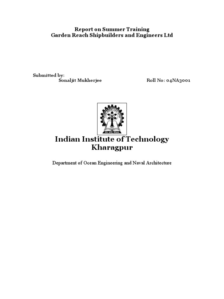 Summer Training Report on Tribon M3 | PDF | Deck (Ship) | Ships