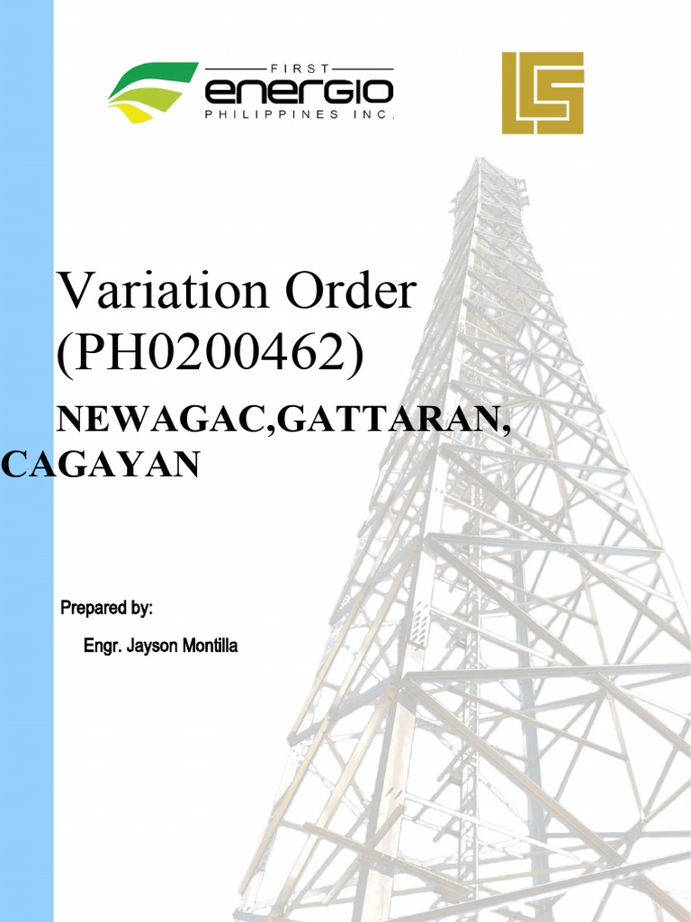 Variation Order Request for PH0200462 | PDF | Home & Garden | Science ...