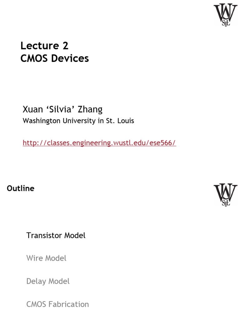 CMOS Devices Book | PDF | Mosfet | Cmos