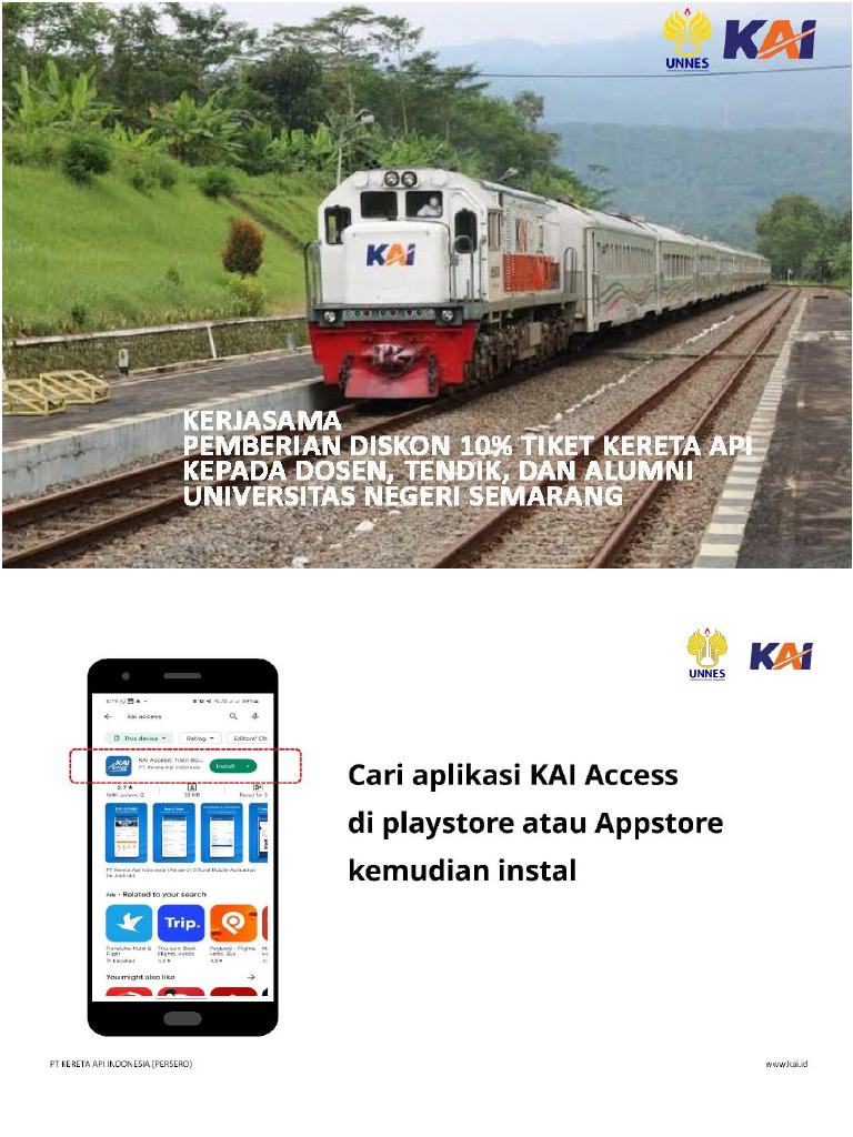 Tata cara pembelian tiket KAI UNNES | PDF