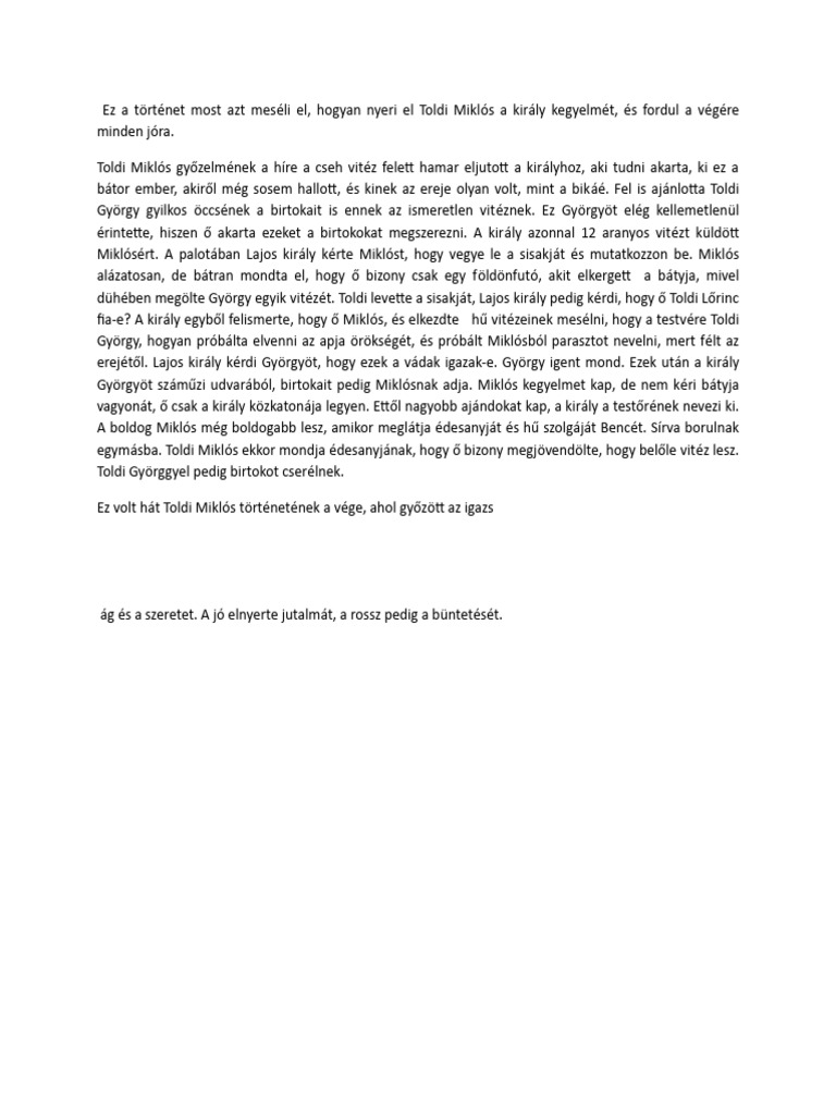 Toldi 12. Ének | PDF