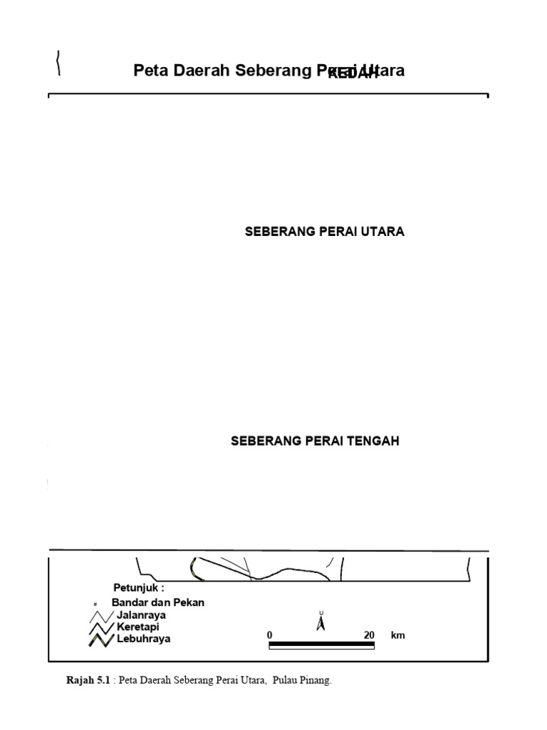 Peta Daerah Seberang Perai Utara | PDF