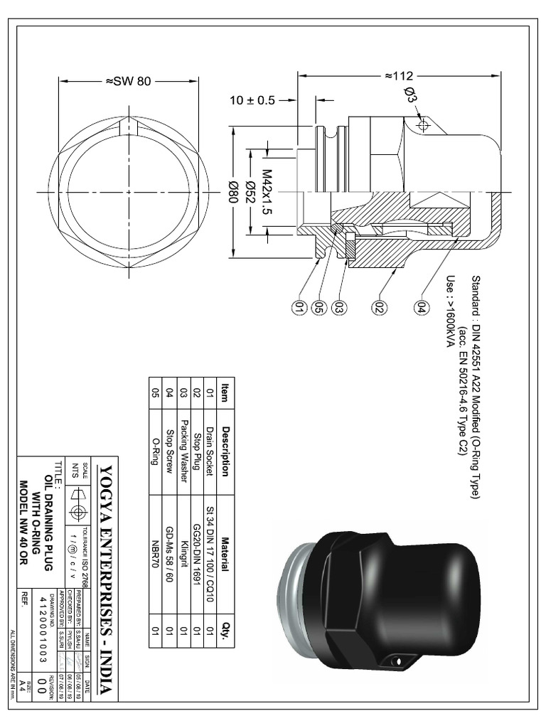 Drain Plug NW 40 or | PDF