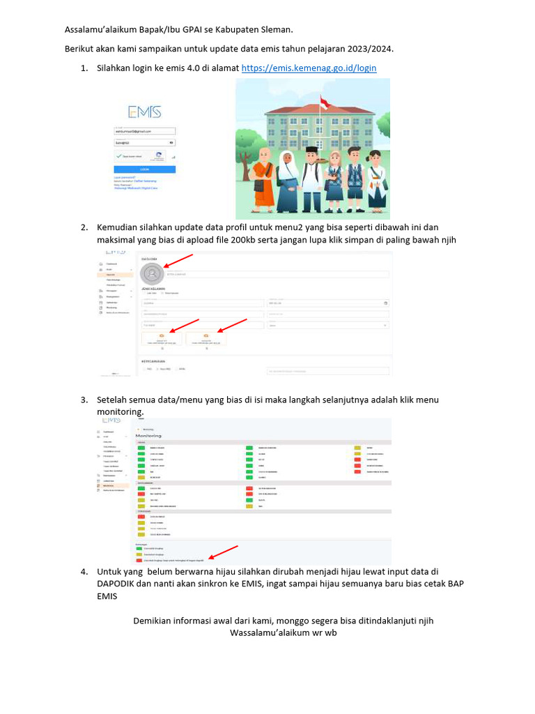 Update EMIS 4.0 | PDF