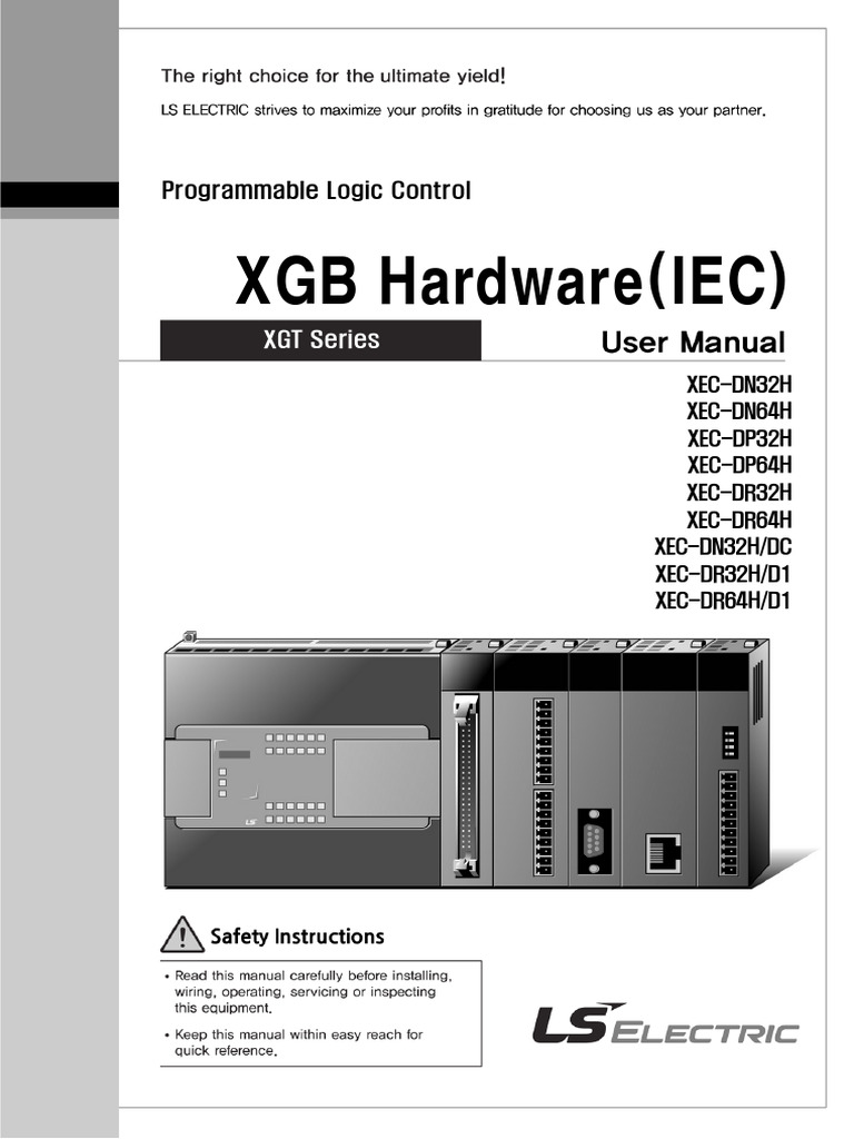 XEC-DN32H T9 Manual 1.9 202012 EN | PDF | Programmable Logic Controller | Input/Output