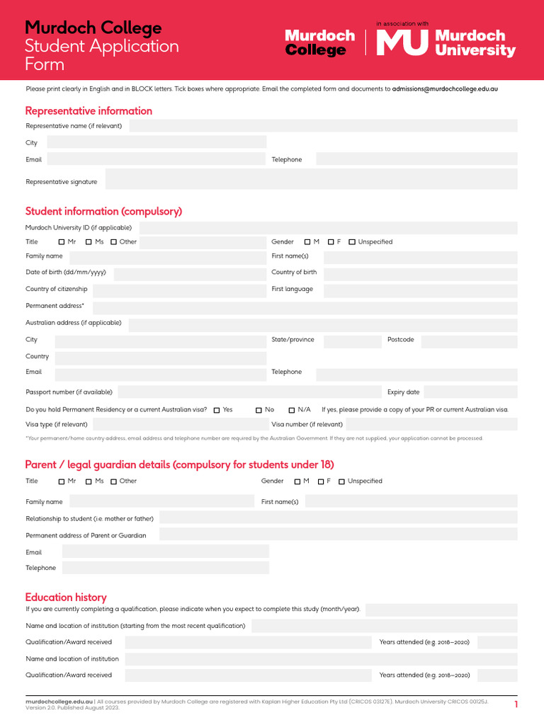MC_2023_Application_Form_NonChina_DIGITAL_FA_AUG_Version 2.0 (1) | PDF ...