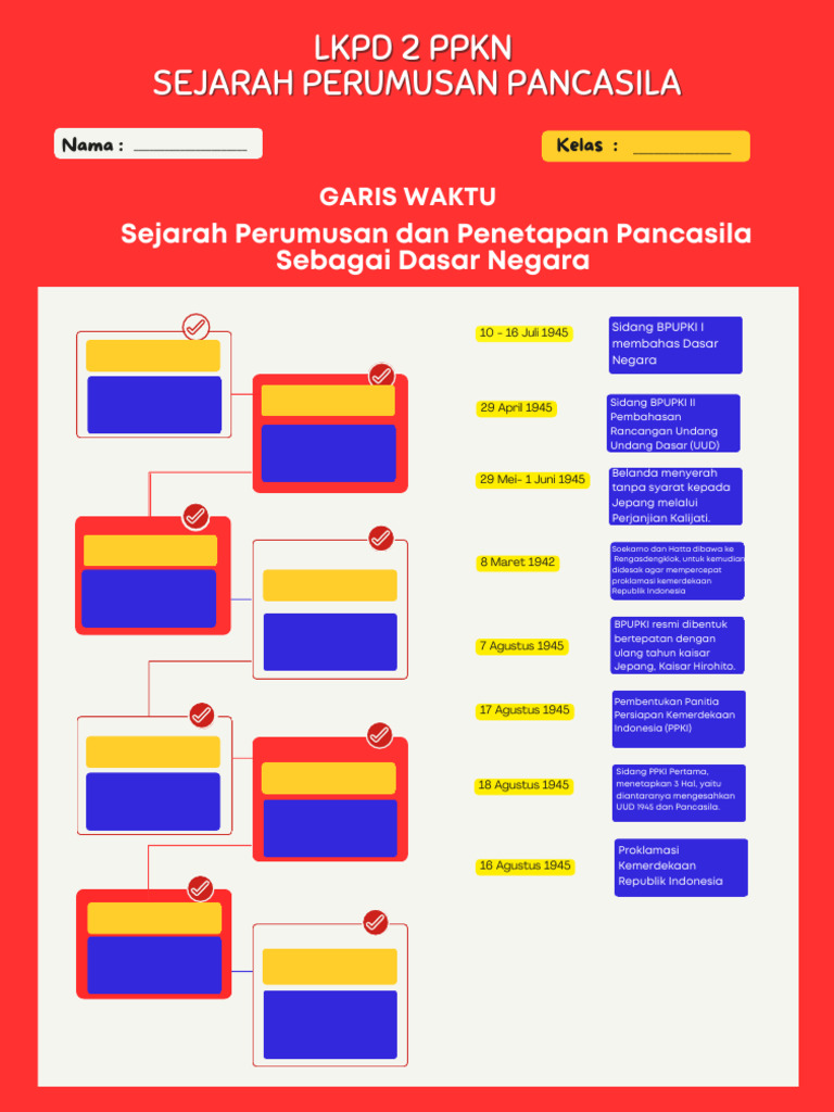 LKPD 2 Sejarah Perumusan Pancasila (Drag and Drop) | PDF