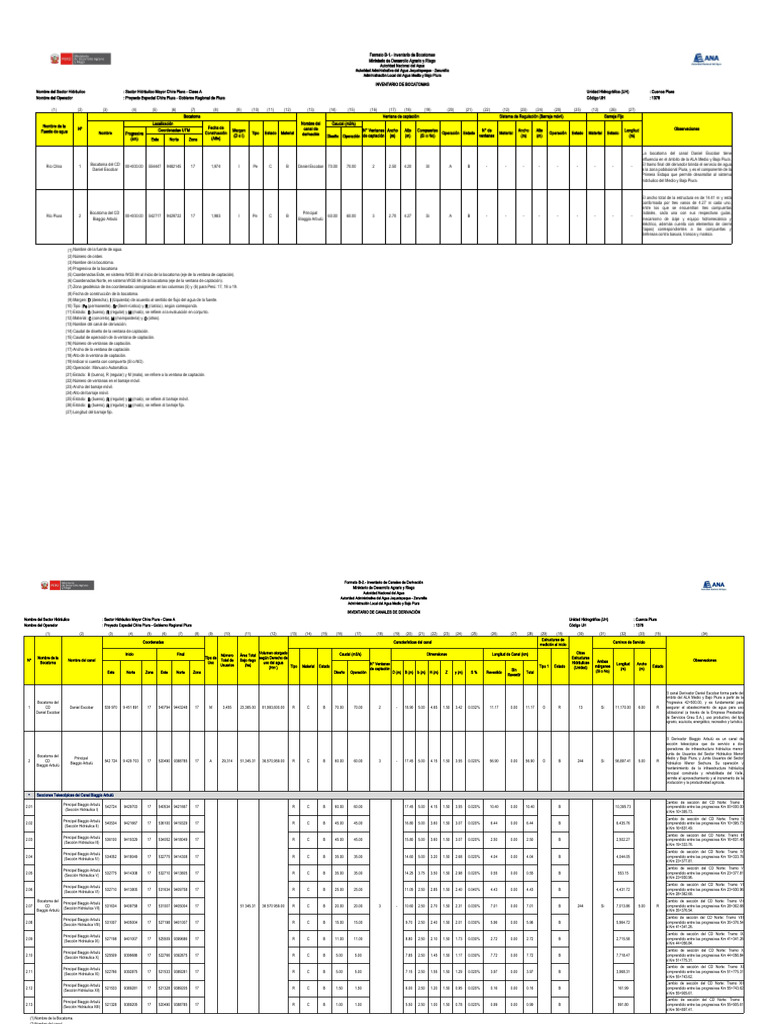 Formatos Anexo B - R.J.N°0155-2022-ANA - PECHP - MyBP - SIN ESPACIOS Y PUNTO | PDF | Ciencias de ...