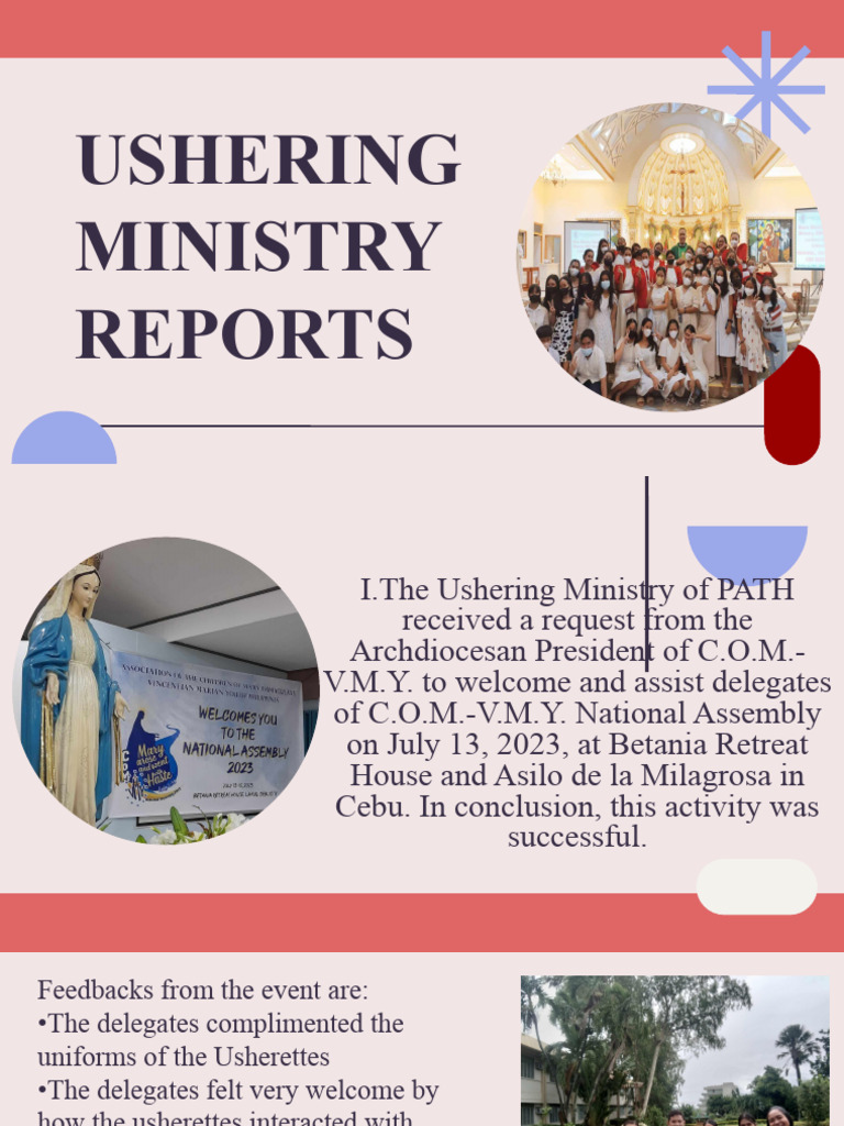 Ushering Team Reports | PDF