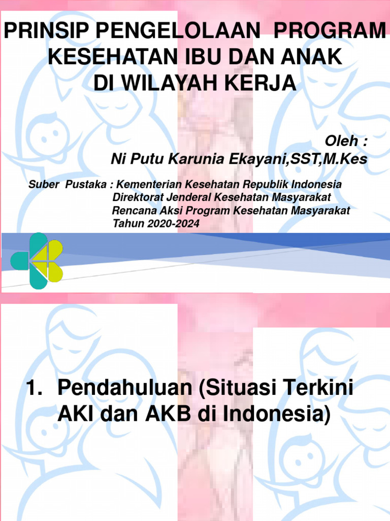 Program KIA, Indikator Dan Definisi Operasionalnya | PDF