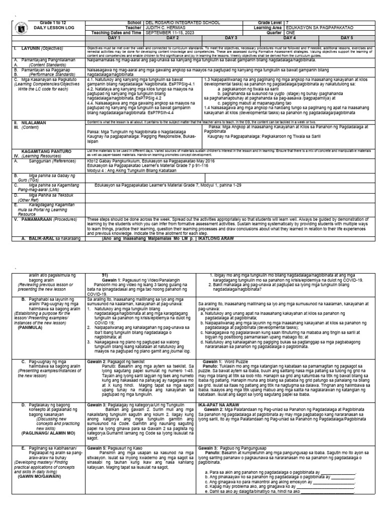 Q1 - ESP7 - W3 | PDF