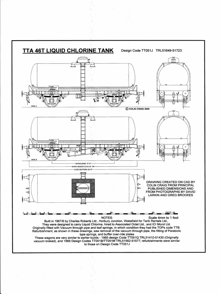 TTA Tank Wagon Liquid Chlorine TT051J | PDF