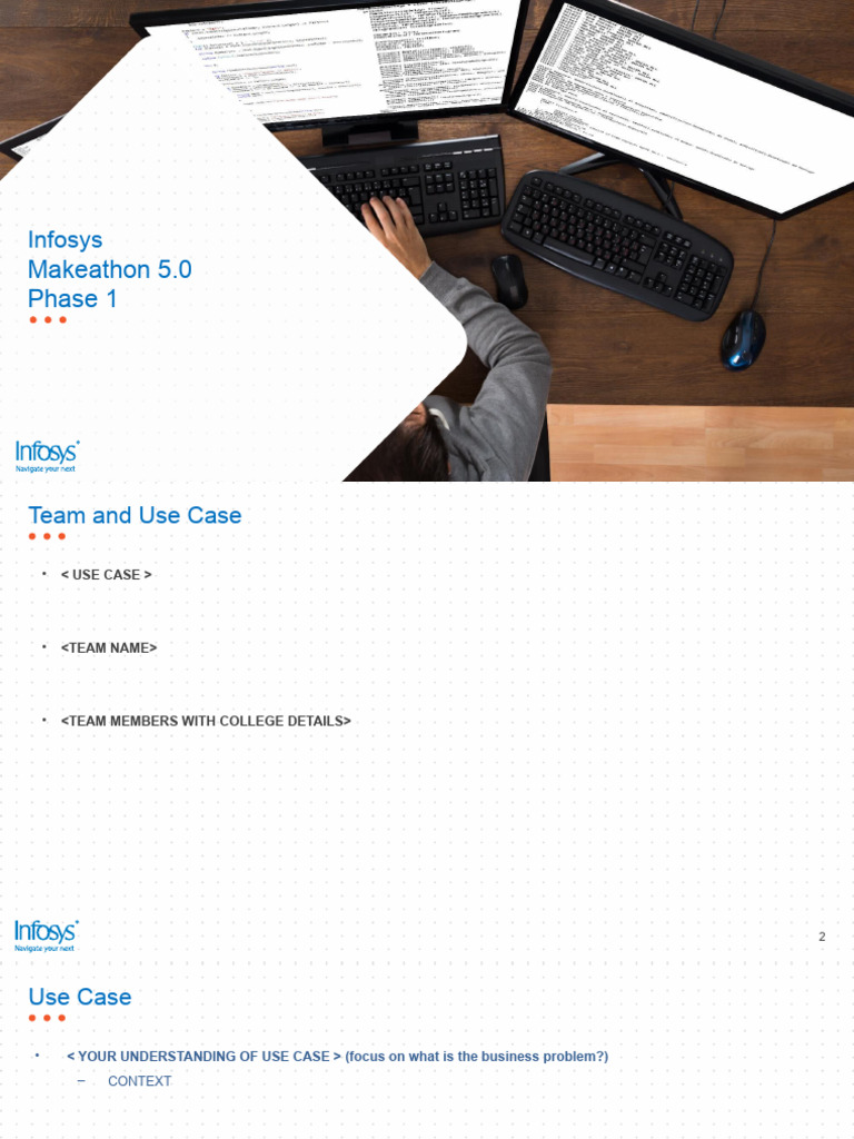 Infosys Makeathon5.0 Stage1 Template | PDF