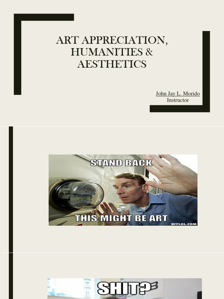 Lesson 1. Art App, Humanities, Aesthetics | PDF | Aesthetics | The Arts