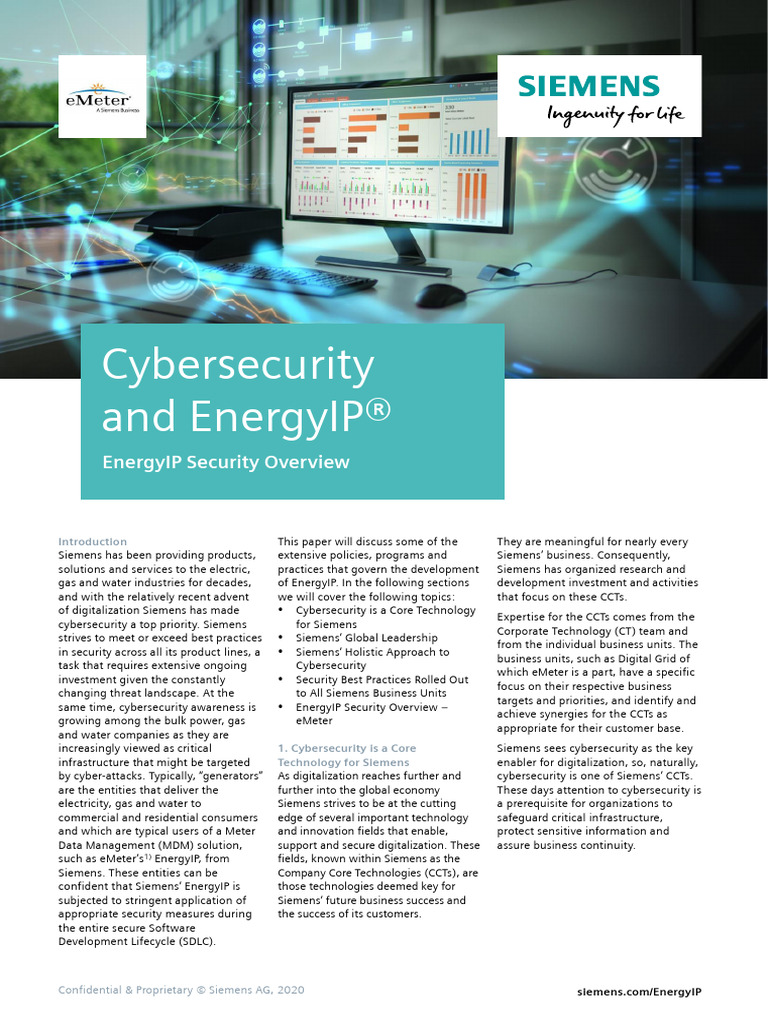 EnergyIP Cybersecurity Overview | PDF | Computer Security | Security