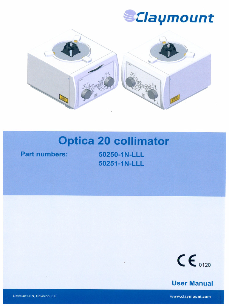 Optica 20 User | PDF