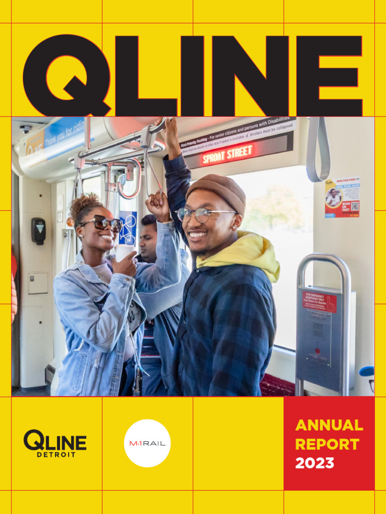QLINE 2023 Annual Report | PDF | Electric Rail Transport | Detroit
