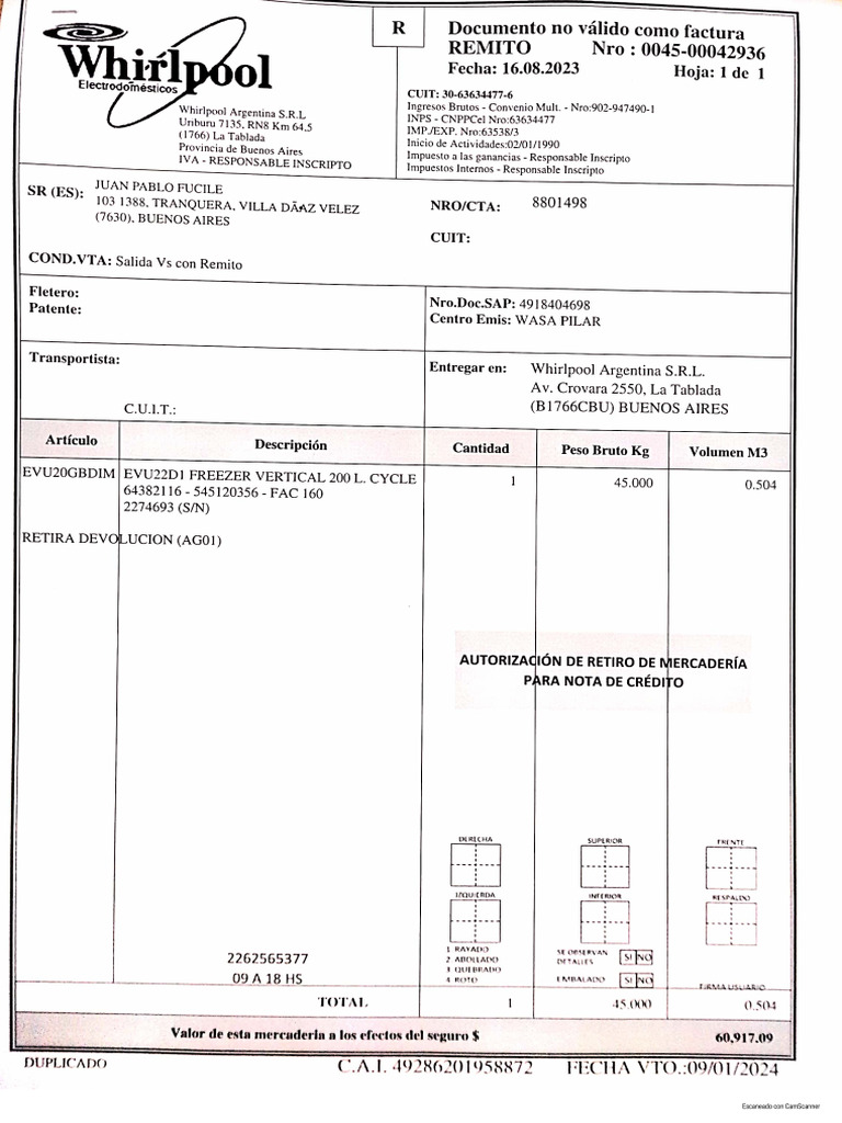Rto 45-42936 Lorenzetti | PDF