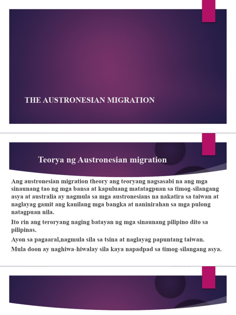 The Austronesian Migration | PDF
